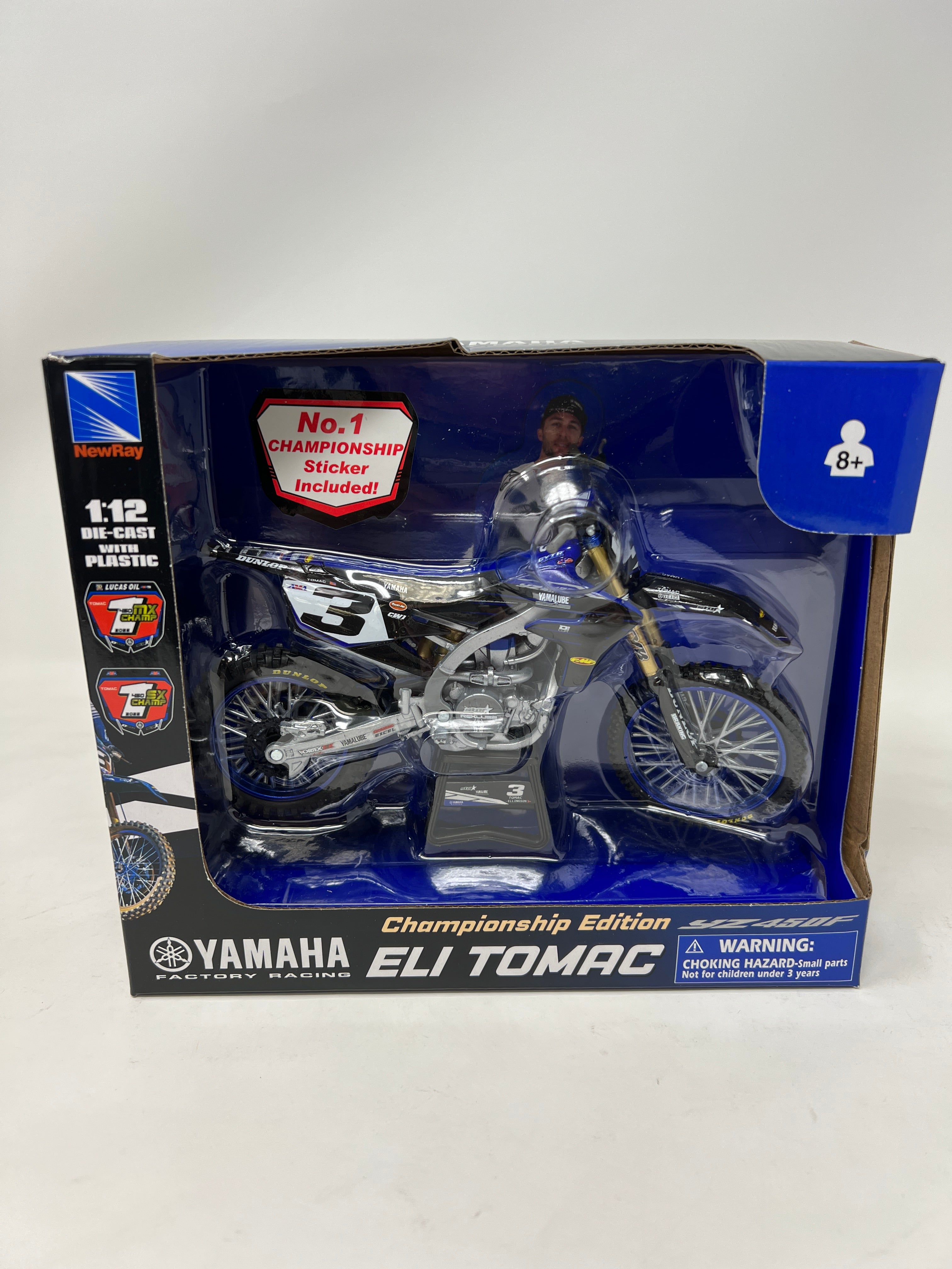 Eli Tomac's 450 Star Yamaha Die Cast Replica Bike – EliTomac.com